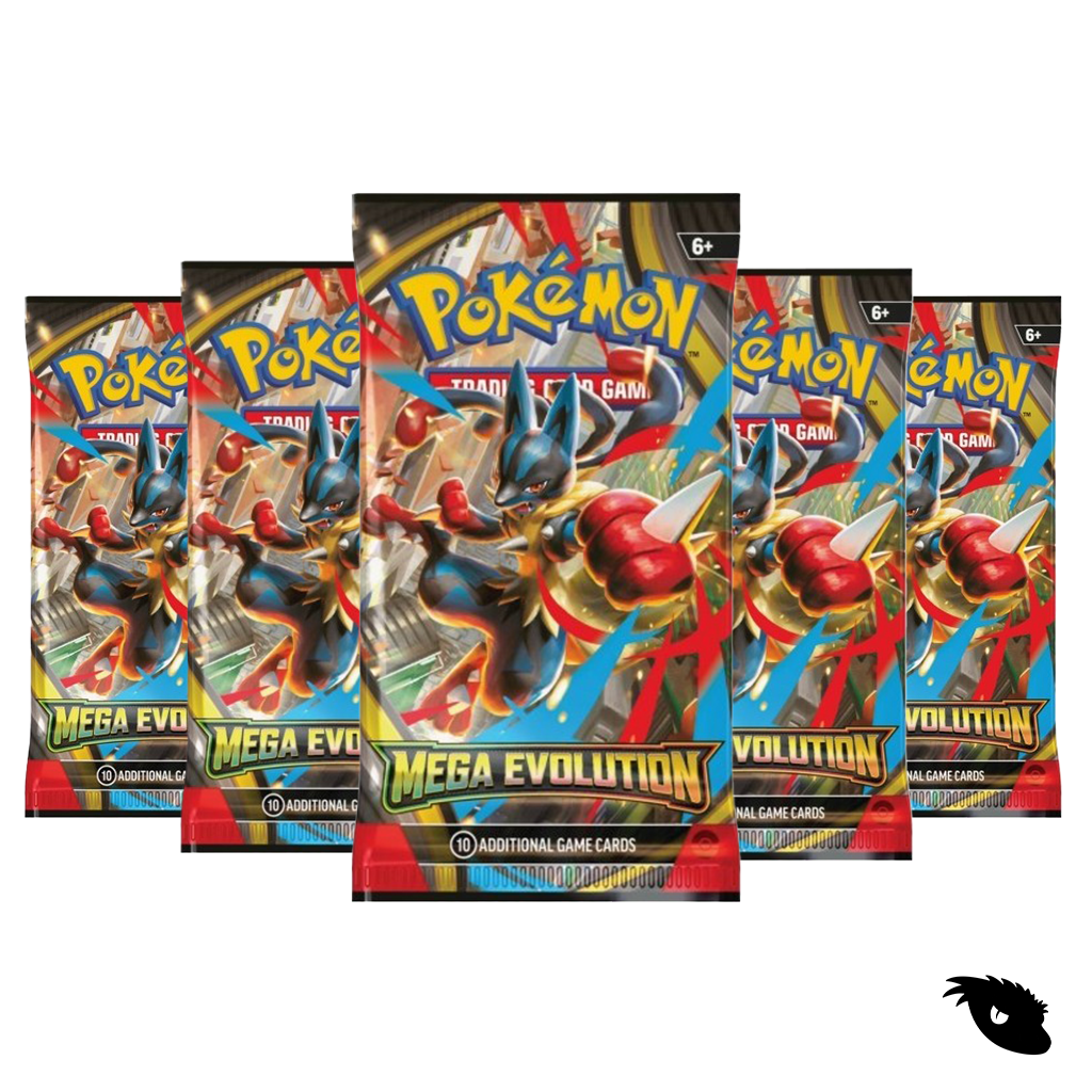 Pokémon TCG: Mega Evolution 5 Booster Pack Bundle – GuardiansoftheGeckos
